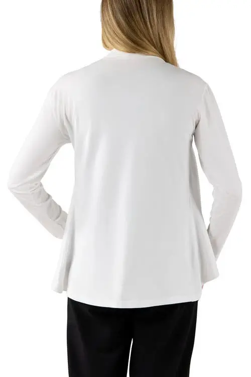 UV SKINZ Long Sleeve Cascade Sun Layer - White