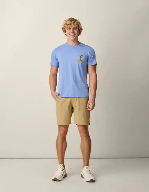 BAJA LLAMA Out Of Your Element Graphic Tee Blue