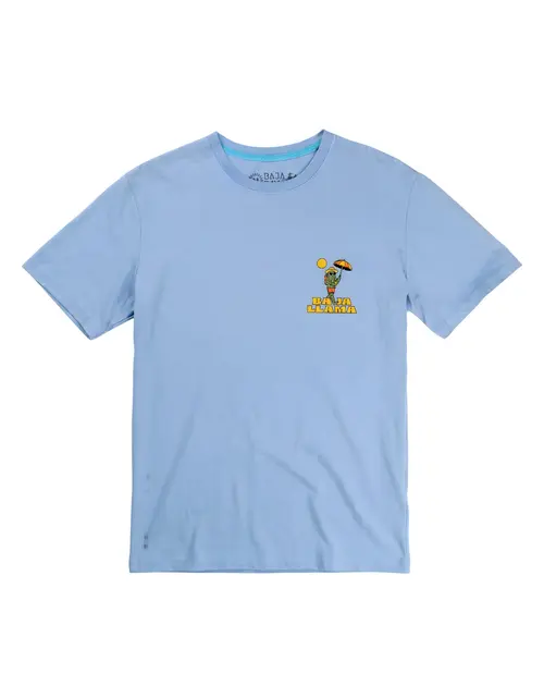 BAJA LLAMA Out Of Your Element Graphic Tee Blue