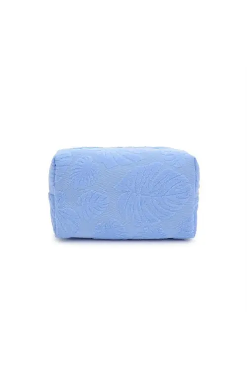 URBAN ESSENTIALS Palm Breeze Cosmetic & Travel Organizer Pouch - Light Blue