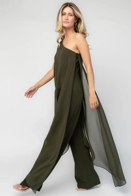 BALTIC BØRN Penthouse One Shoulder Jumpsuit