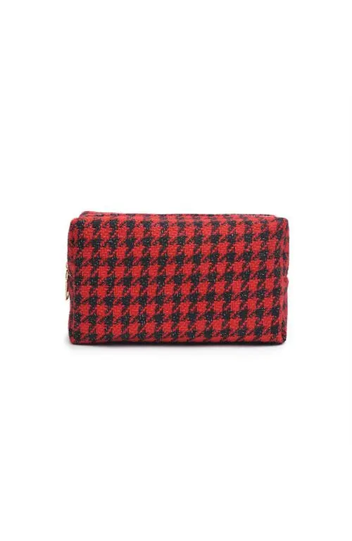 URBAN ESSENTIALS Haute Tooth Cosmetic & Travel Organizer Pouch - Red