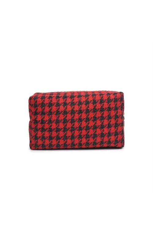URBAN ESSENTIALS Haute Tooth Cosmetic & Travel Organizer Pouch - Red