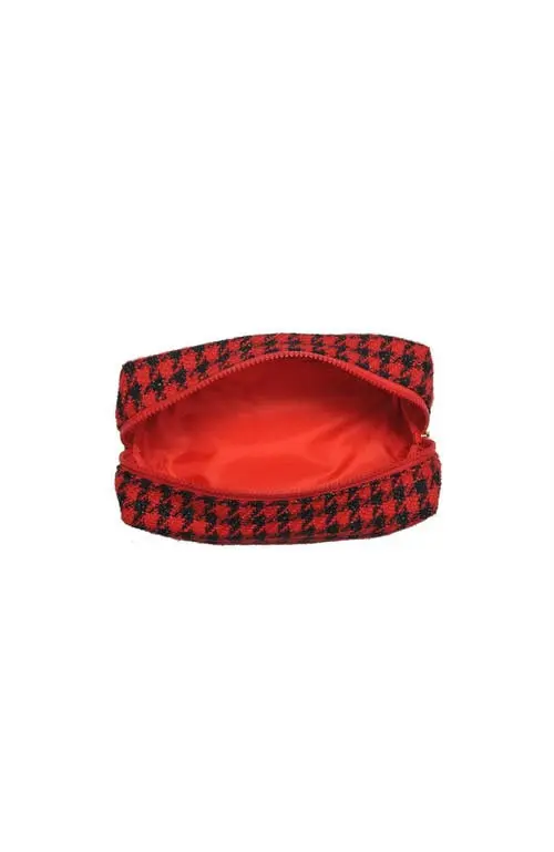 URBAN ESSENTIALS Haute Tooth Cosmetic & Travel Organizer Pouch - Red