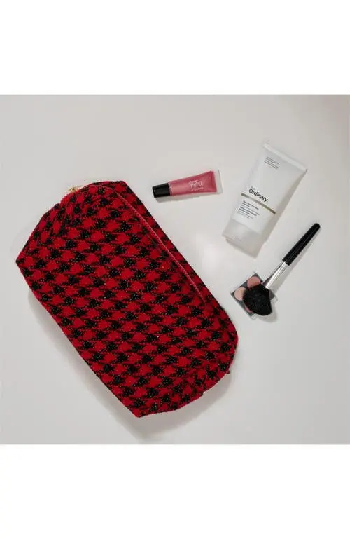 URBAN ESSENTIALS Haute Tooth Cosmetic & Travel Organizer Pouch - Red