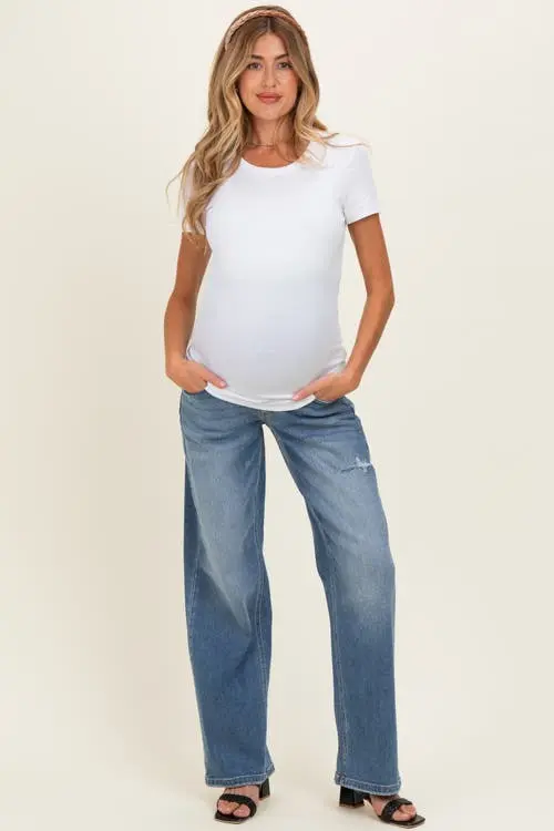 PINKBLUSH Baggy Maternity Jeans