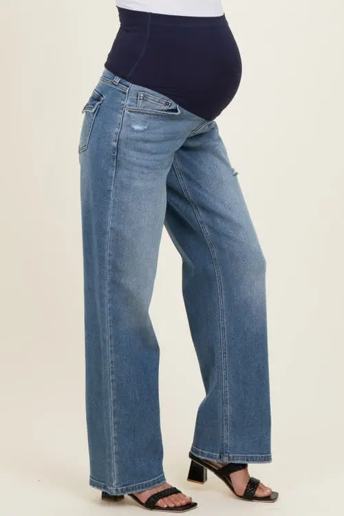 PINKBLUSH Baggy Maternity Jeans