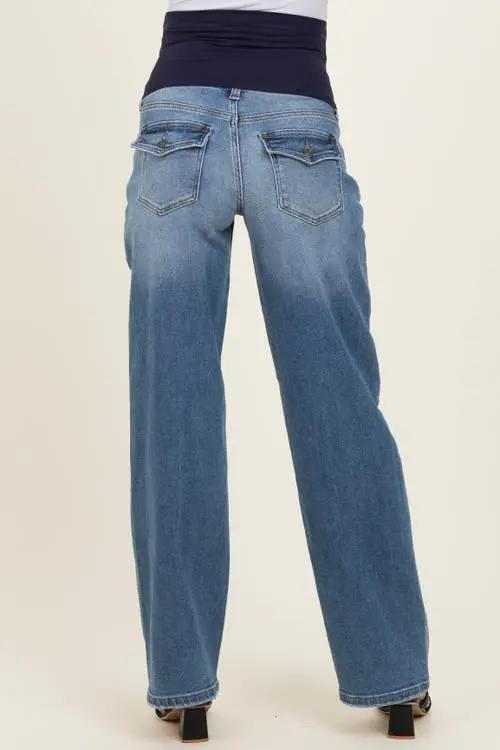PINKBLUSH Baggy Maternity Jeans