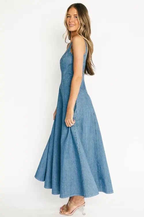 BALTIC BØRN Annie Denim Maxi Dress