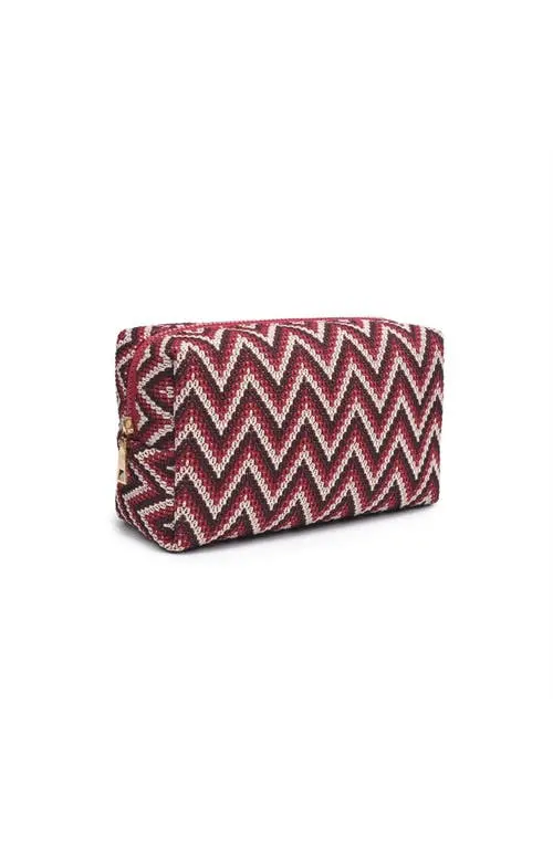 URBAN ESSENTIALS V-muse Cosmetic & Travel Organizer Pouch - Red Multi