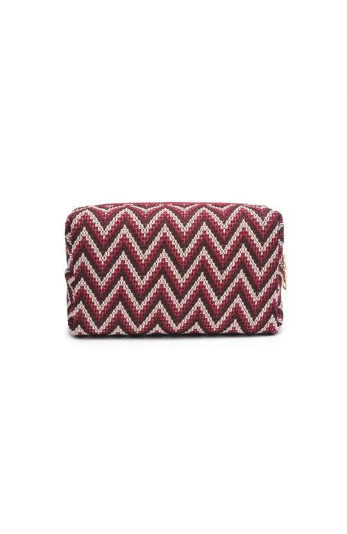 URBAN ESSENTIALS V-muse Cosmetic & Travel Organizer Pouch - Red Multi