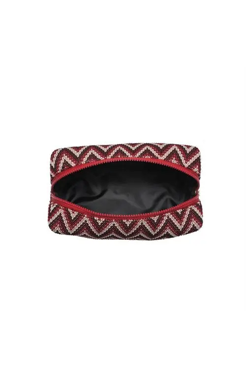 URBAN ESSENTIALS V-muse Cosmetic & Travel Organizer Pouch - Red Multi