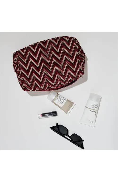 URBAN ESSENTIALS V-muse Cosmetic & Travel Organizer Pouch - Red Multi