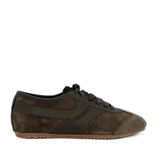 AMIE RAFA Lydia Suede Sneakers - Olive