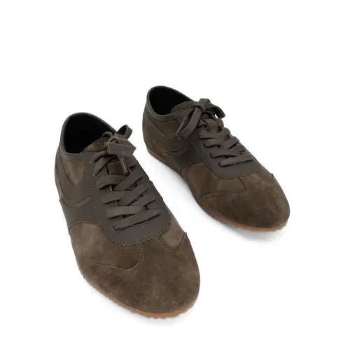 AMIE RAFA Lydia Suede Sneakers - Olive