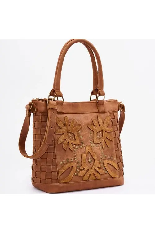 CLARA BARCELO Light Your Candle Handbag - Tan