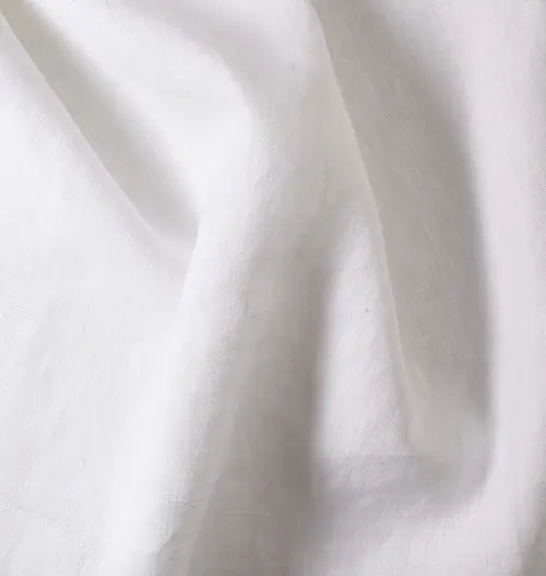 HEAVENLY ESSENTIALS 100% Organic Linen Bow Woven Scrunchie