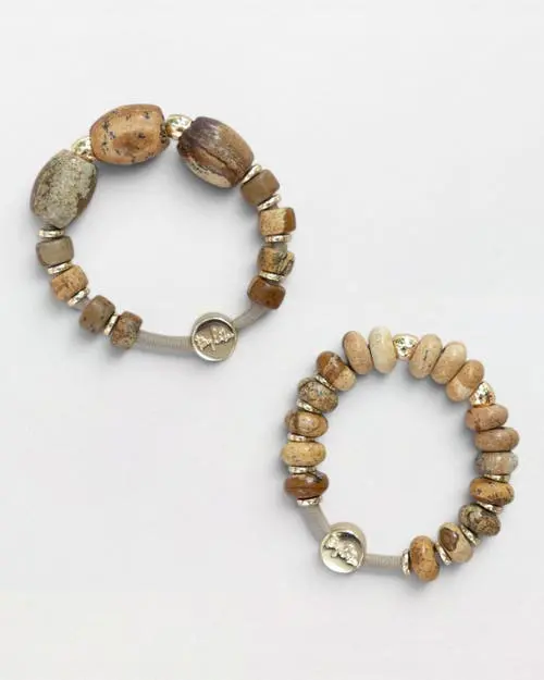 BY LILLA Bar Bracelet Hairties Set