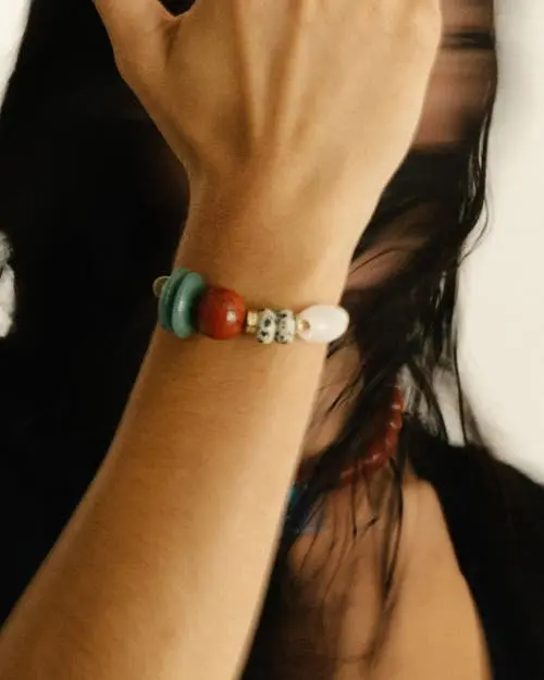BY LILLA Fleur Bracelet Hairties Set