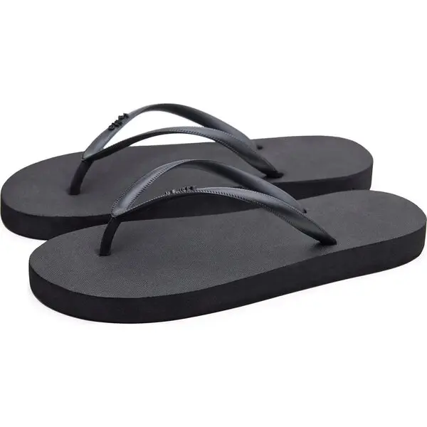 FEELGOODZ Women’s Slimz Literecycled Flip Flops - Obsidian