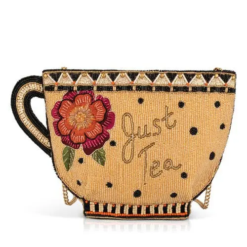 MARY FRANCES ACCESSORIES Tea Party Crossbody Handbag
