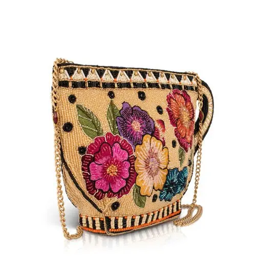 MARY FRANCES ACCESSORIES Tea Party Crossbody Handbag