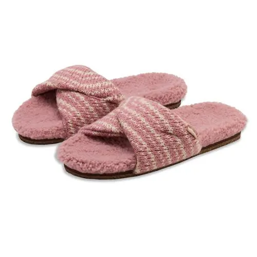 FEELGOODZ Women’s Knit Strap House Slipper - Lychee