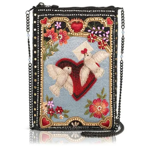 MARY FRANCES ACCESSORIES Love Messenger Mini Crossbody - Multi