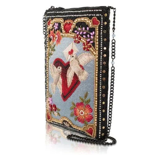 MARY FRANCES ACCESSORIES Love Messenger Mini Crossbody