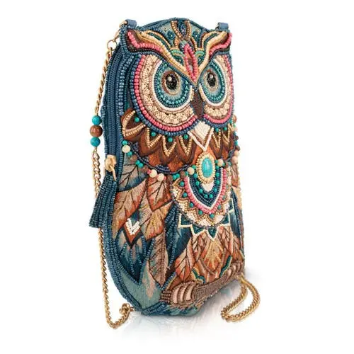 MARY FRANCES ACCESSORIES Wise & Wild Crossbody Handbag