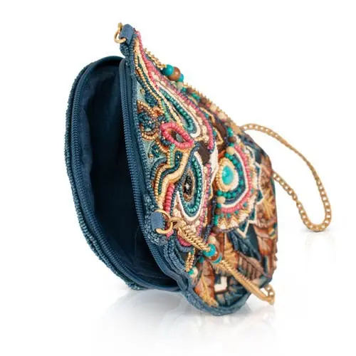 MARY FRANCES ACCESSORIES Wise & Wild Crossbody Handbag