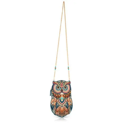 MARY FRANCES ACCESSORIES Wise & Wild Crossbody Handbag