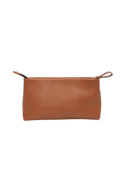 JURGI Pebbled Leather Multi-way Kaita Bag - Cognac