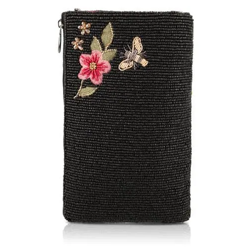MARY FRANCES ACCESSORIES Buzz & Bloom Crossbody Phone Bag
