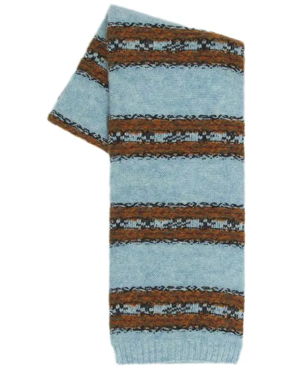Dries Van Noten Team Scarf - Light Blue
