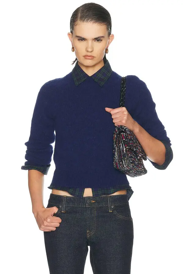 Dries Van Noten Texas Sweater - Blue