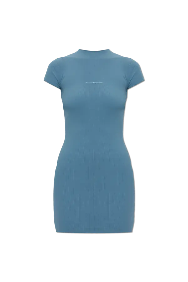 Alexander Wang Short Fitted Dress - Blue