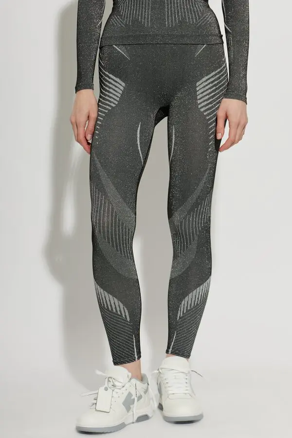 Off-White Lurex Thread Leggings