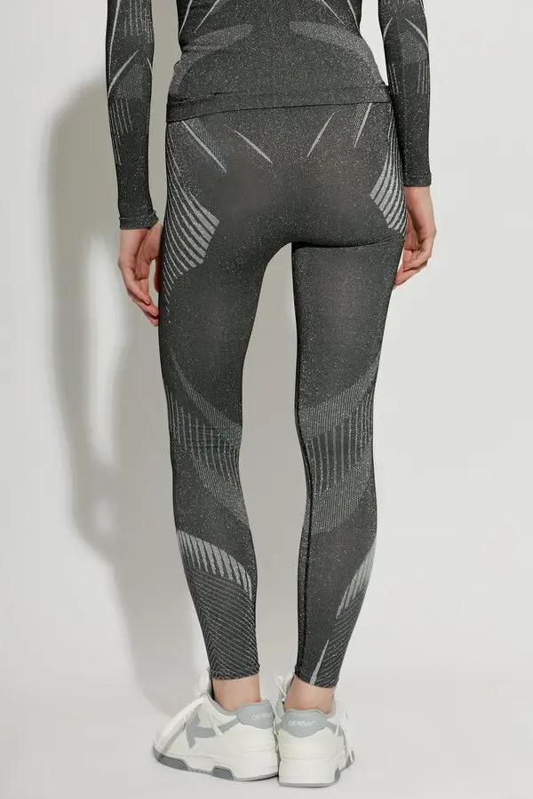 Off-White Lurex Thread Leggings