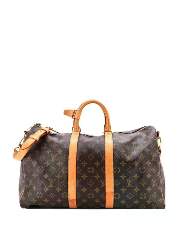 LOUIS VUITTON Keepall Bandouliere Bag Monogram Canvas 45 Travel Bag