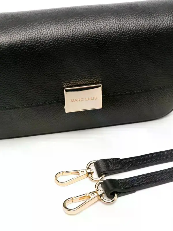 MARC ELLIS Ezra Do Logo-plaque Pebbled-effect Shoulder Bag