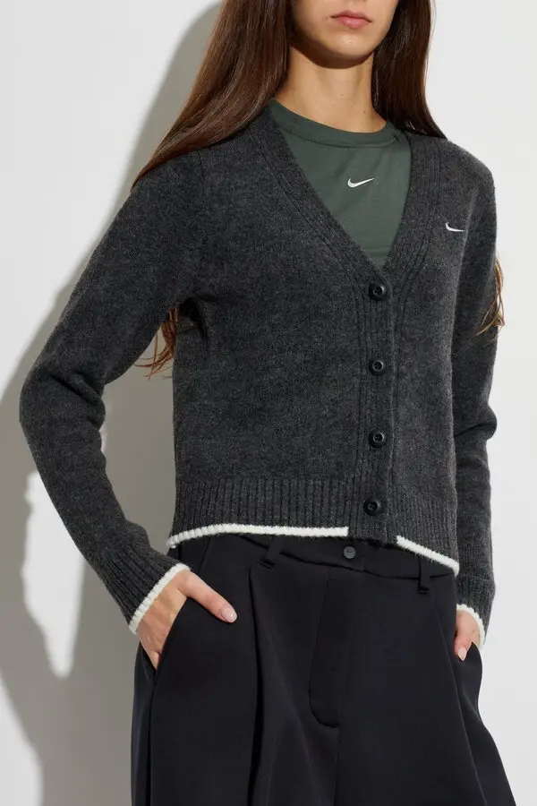 Nike Cardigan With Embroidered Logo