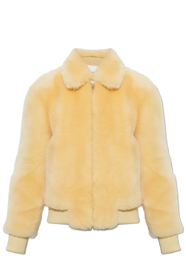 Bottega Veneta Fur ‘bomber’ Jacket - Beige