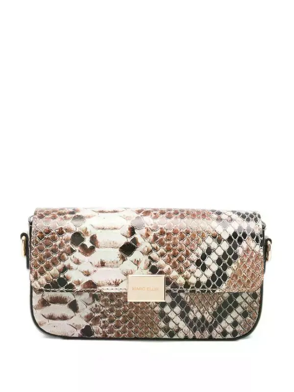 MARC ELLIS Snakeskin-effect Shoulder Bag