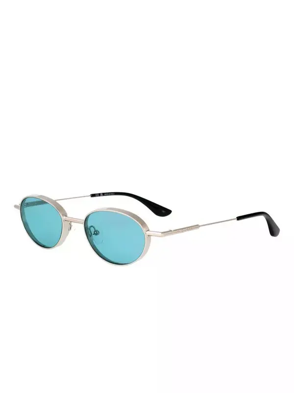 Alexander McQueen Am0523s Oval-frame Sunglasses
