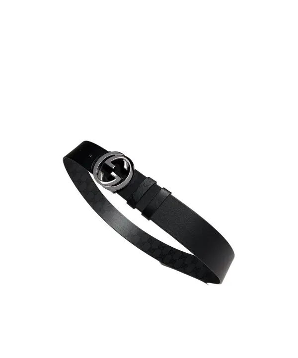 Gucci Reversible Belt With Interlocking G Buckle