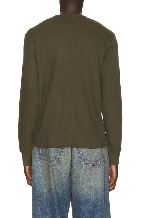 SUNFLOWER Wool Waffle Long Sleeve Tee