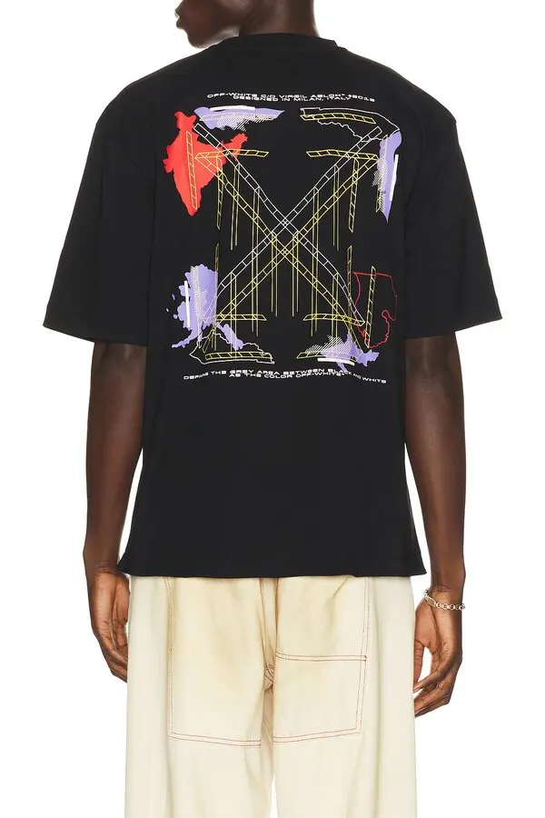 Off-White Archigeography Arrow Skate Short Sleeve Tee