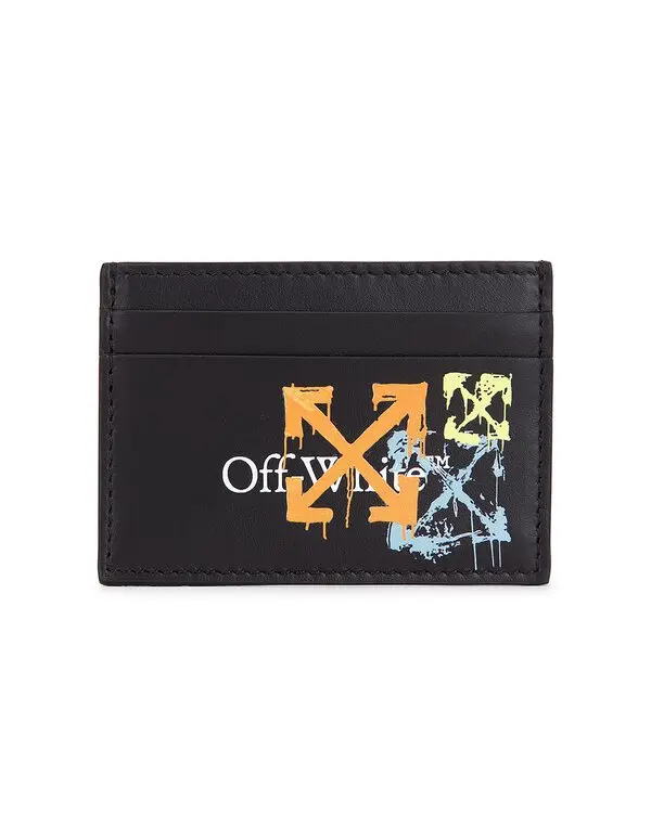 Off-White Bookish Arrow Spray Card Case
