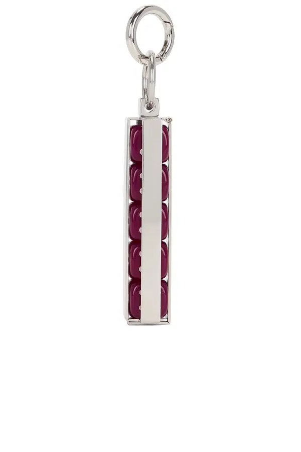 LEMAIRE Yams Bag Charm In Metallic
